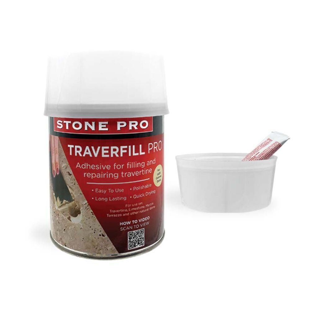 StonePro Traverfill Pro | Premium Travertine Adhesive & Filler — TileTools