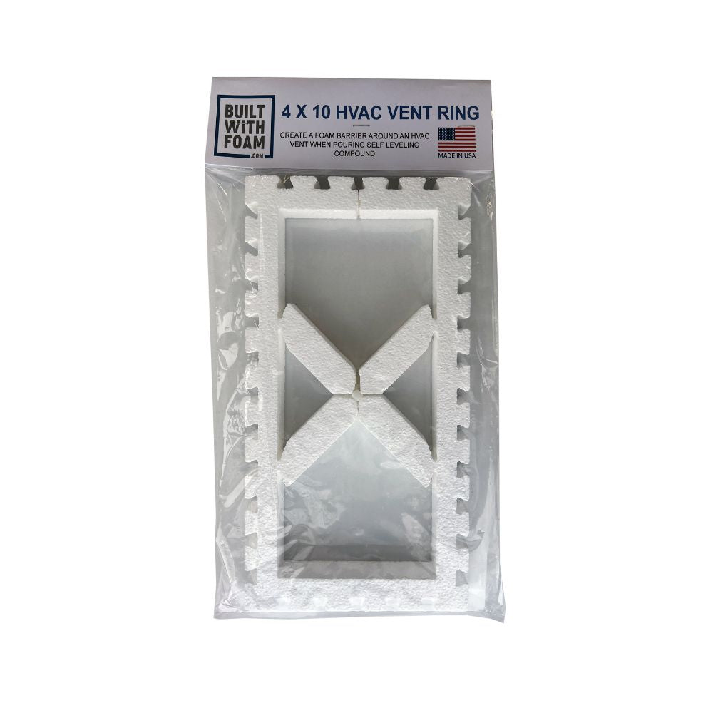 Built With Foam Vent Register Ring for Self-Leveling – Durable Foam ...