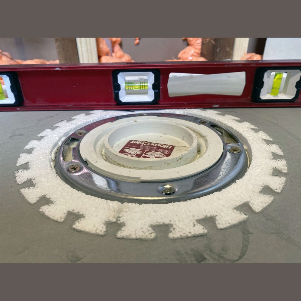 Built With Foam Toilet Flange Ring – Durable Self-Leveling Seal — TileTools