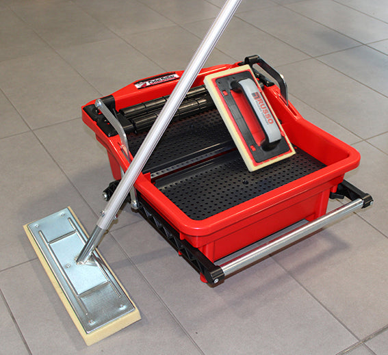 RTC Pedal Roller Grout Bucket | Professional Grout Cleaning System ...