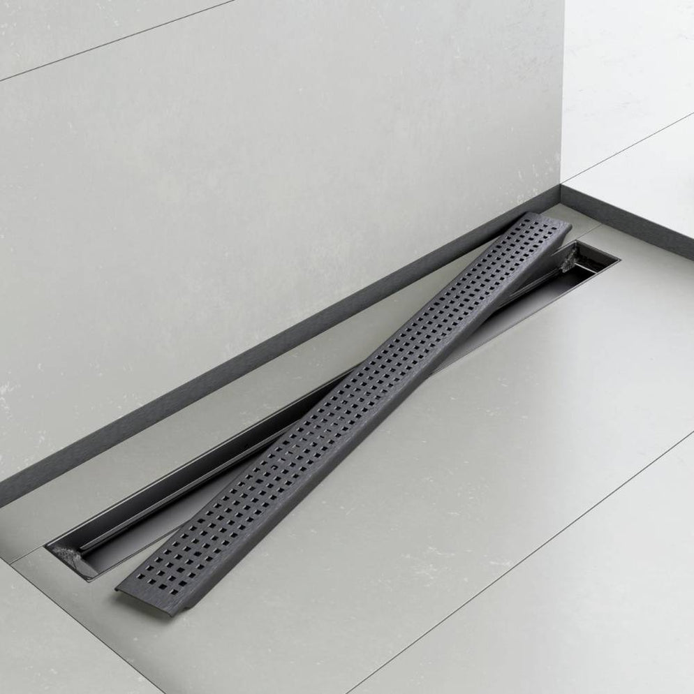 Gruen Proline Linear Shower Drain | Bonded Membrane Compatible — TileTools