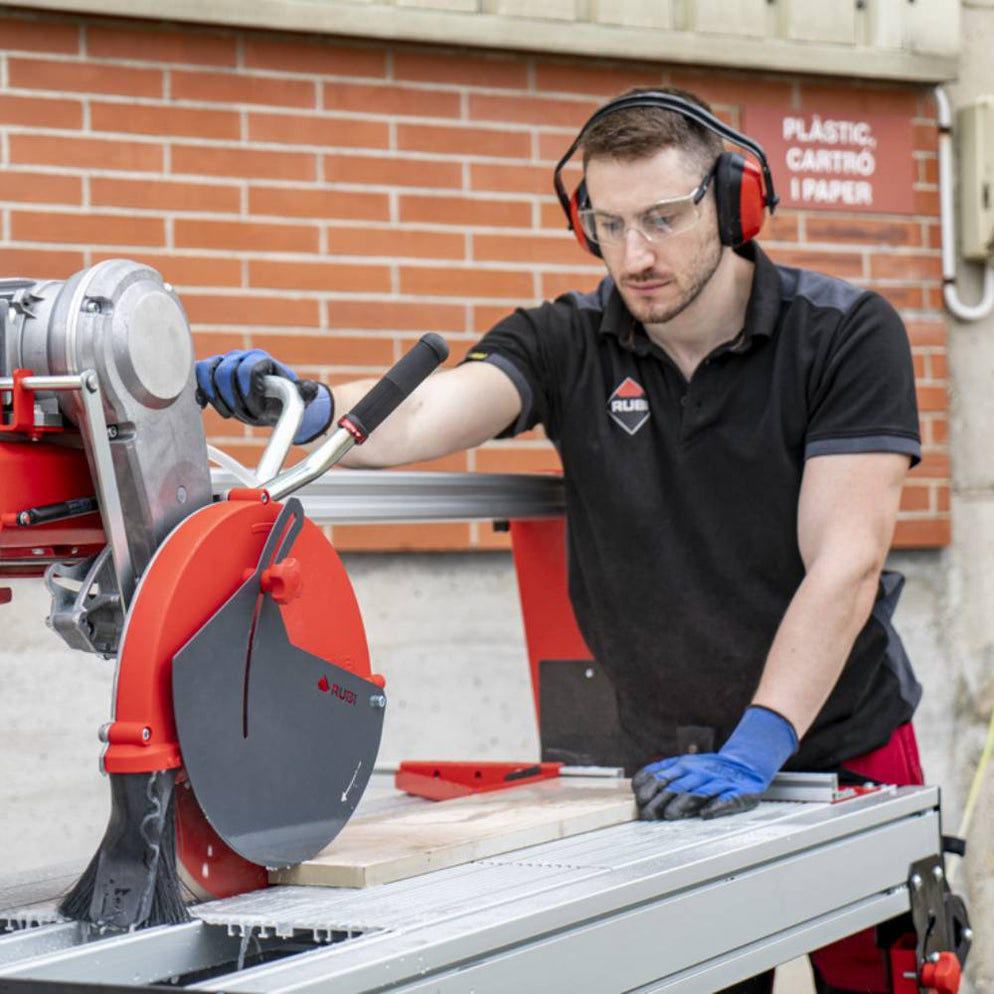 Rubi DX-350 N 1300 Tile Saw | Laser & Level Precision Cutting — TileTools