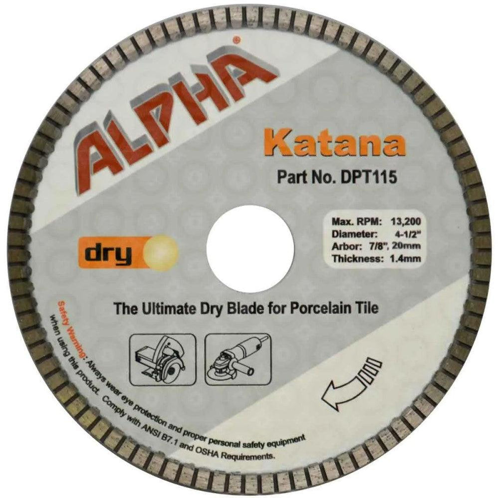 Alpha Professional Tools at TileTools® | Blades, Saws, Polishers