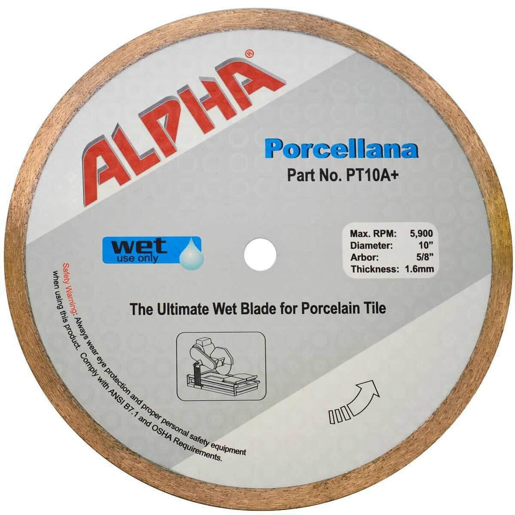 Alpha Professional Tools at TileTools® | Blades, Saws, Polishers