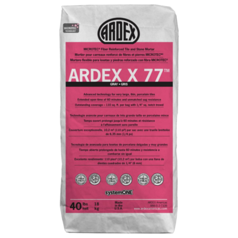 ARDEX X 77™: Superior Mortar for Large Format Tile Installation — TileTools