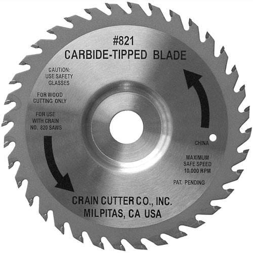 Crain 821 Carbide-Tipped Undercut Saw Blade - Precision Replacement ...