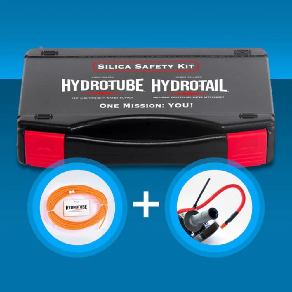 Hydro-Tail™ + Hydro-Tube 100' Hard Case Combo Kit — TileTools