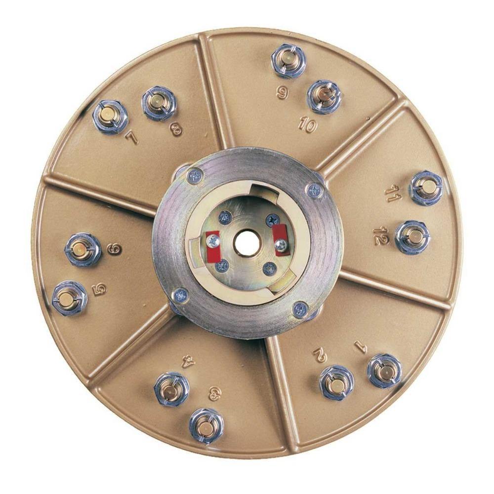Pearl Abrasive 15" Hexplate w/12 Carbide #3 Cutter | TileTools.com