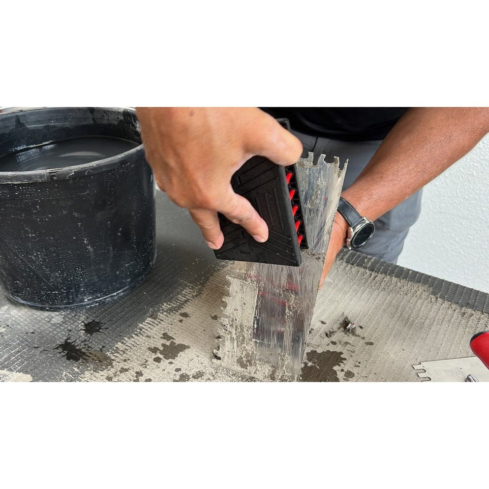 RTC Trowel Brush with Scraper Edge – Clean & Maintain Trowels — TileTools