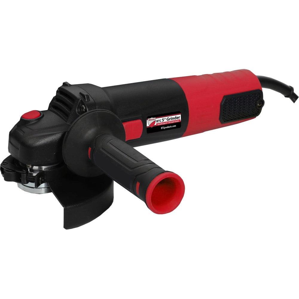 RTC Products 5" Variable Speed 110V Angle Grinder | TileTools.com