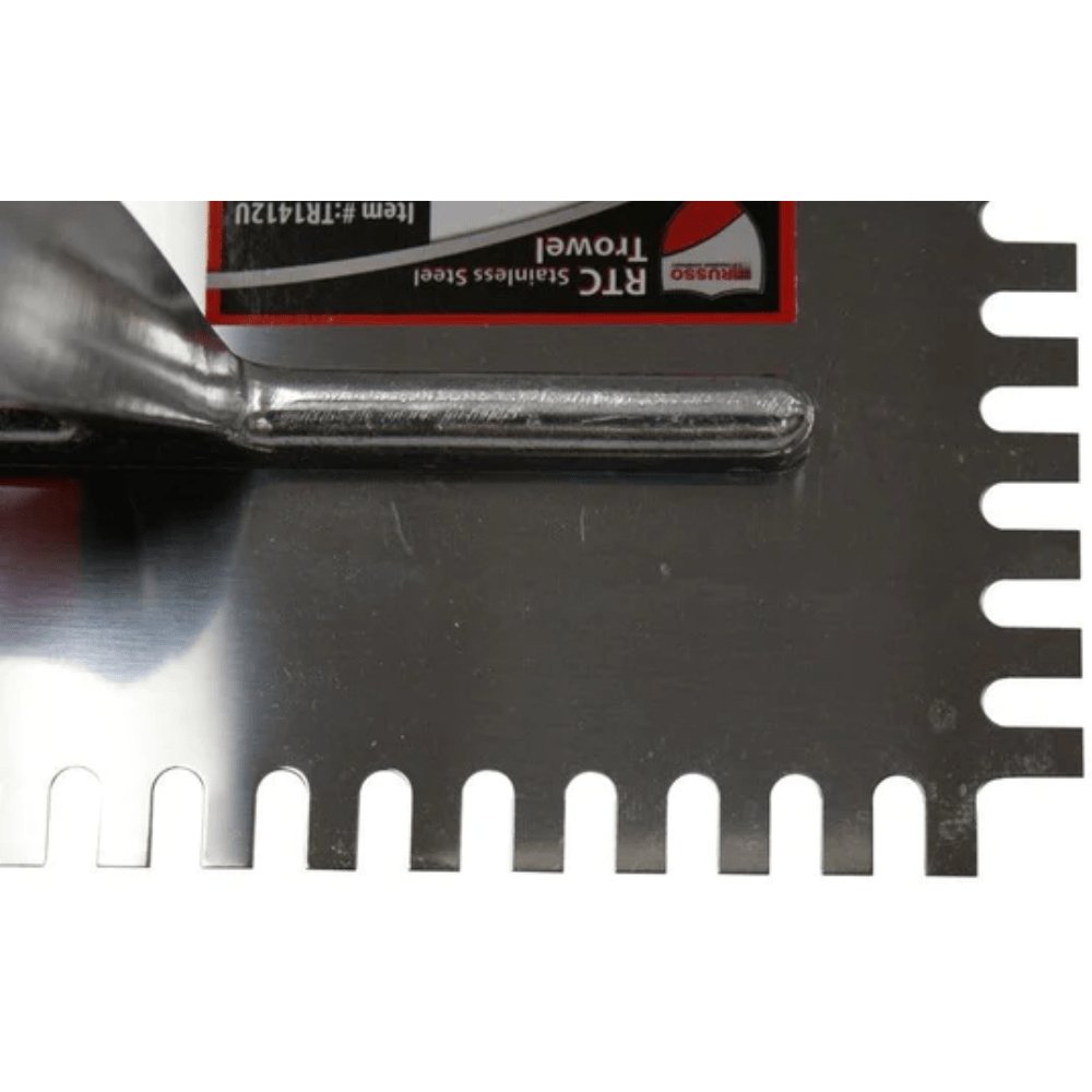 RTC Stainless Steel Notched Tile Trowels - Professional Tiling Tools ...